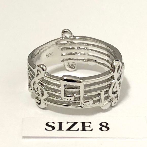 Jewelry | Mens Womens Music Note Ring Size 8 | Poshmark